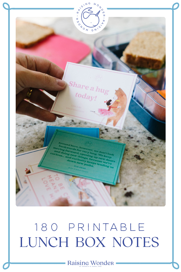 LUNCH BOX NOTES: One for Every School Day - Raising Wonder